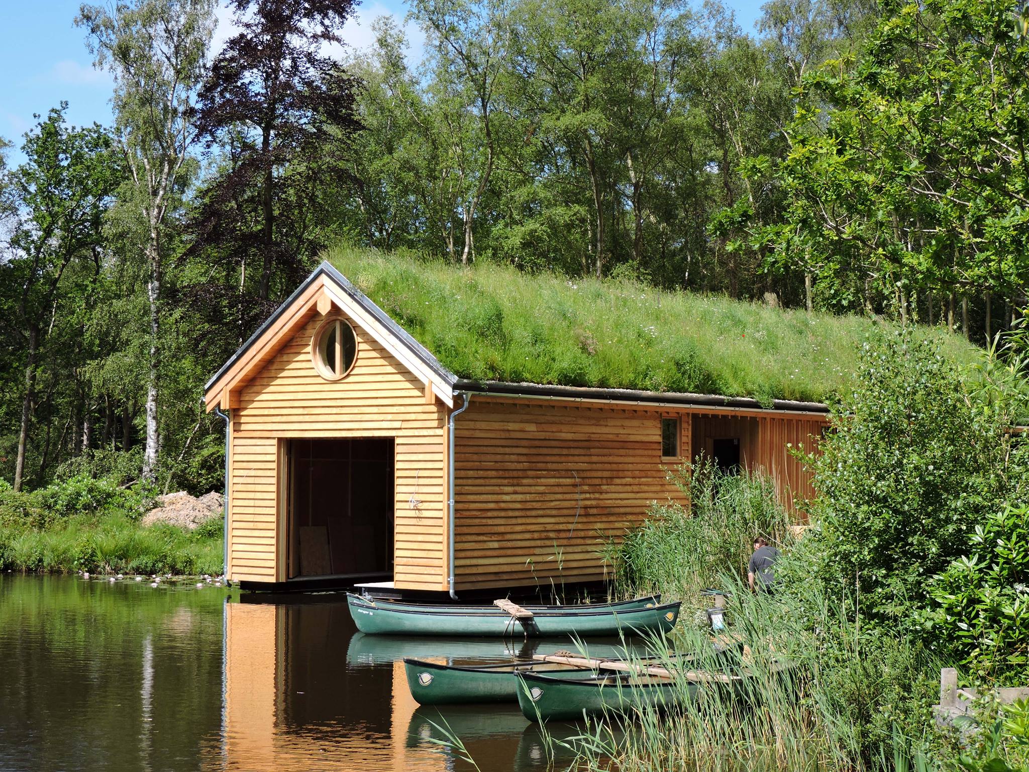 The Boathouse at Avon Tyrrell - An Award Winning Wildflower Roof ...